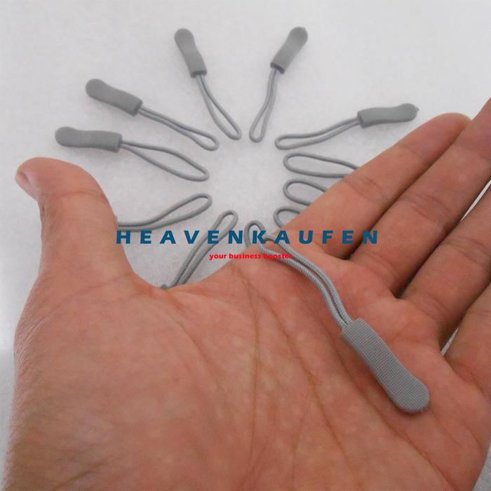 Jual Tali Zipper Puller Abu Variasi Tarikan Kepala Resleting Per Lusin ...