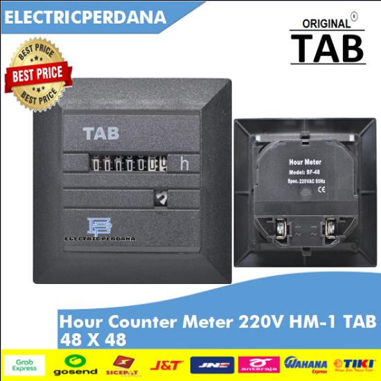 Jual Hour Counter Meter 220V AC HM-1 48x48 TAB - Jakarta Barat ...