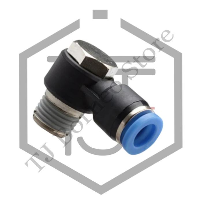 Jual Fitting Pneumatic Banjo Elbow Selang 8mm Drat 1/2 inch PH 08-04 - Jakarta Barat - TJ Borneo ...