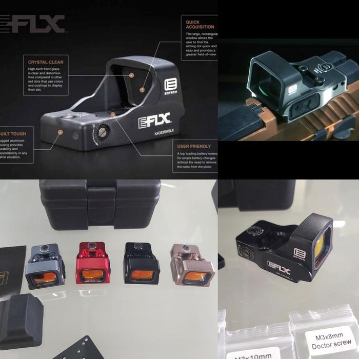 Jual EOTECH EFLX mini rmr sight crystal clear lens antishock gbb ...