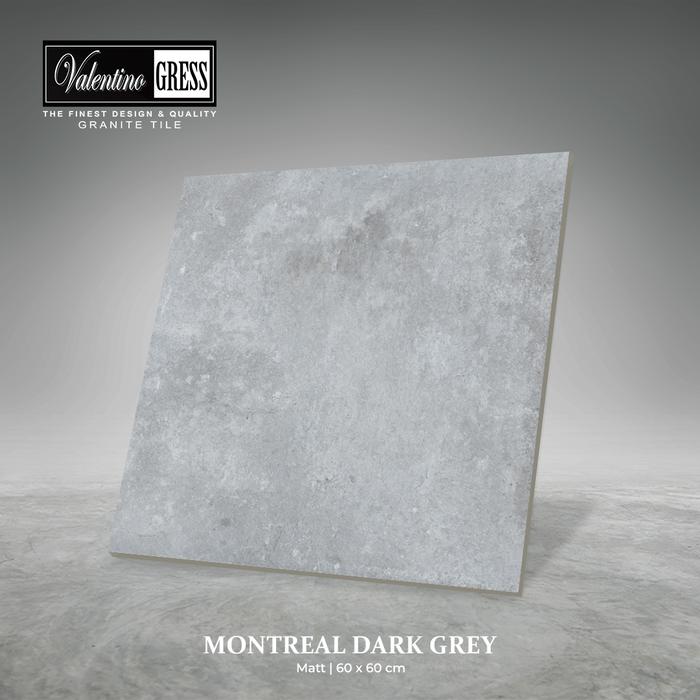 Jual GRANITE VALENTINO GRESS 60X60 CM - MONTREAL DARK GREY - Jakarta ...