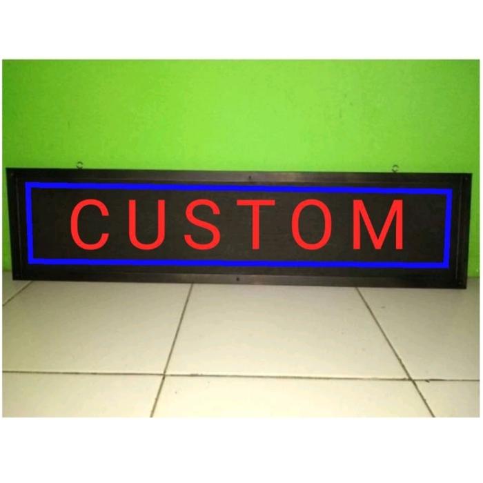 Jual Papan Tulisan Lampu Custom - HARGA PER HURUF - Kota Semarang ...