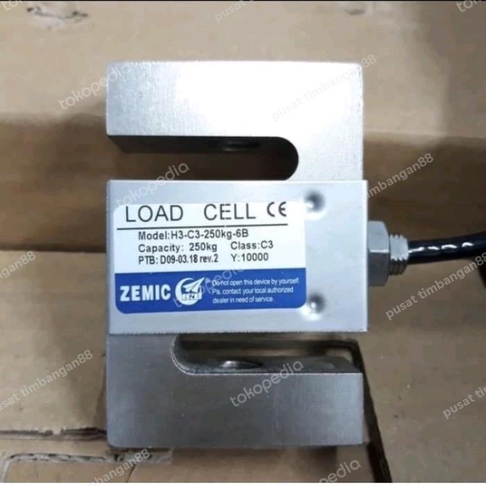 Jual load cell Zemic H3 C3 250kg / load cell tension S Zemic H3 250kg ...