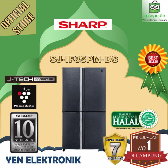 Jual Kulkas SHARP SJ IF85PM DS Kulkas Side By Sude 4 Pintu J Tech ...