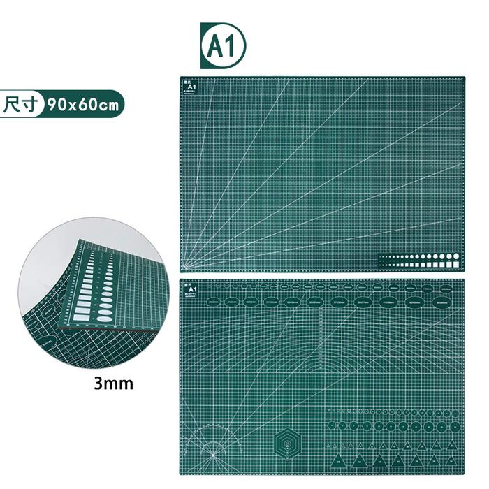 Jual Alas Papan Kerja Potong Cutter Cutting Mat Pad A1,A2,A3,A4,A5 ...