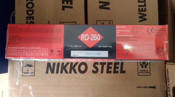 Jual 5kg NIKKO STEEL kawat las NIKKO Welding Electrode RD260 3.2mm RD ...