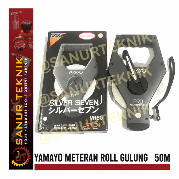 Jual Meteran Roll Gulung Yamayo Silver Seven 50 meter / 50 m / 50m ...