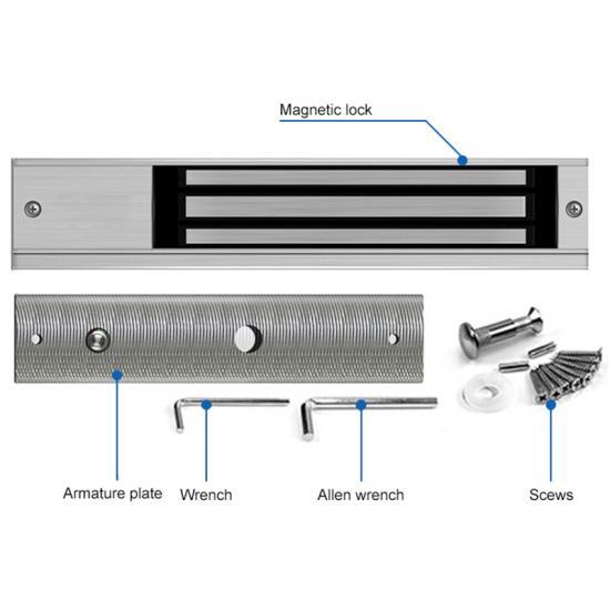Promo PREMIUM EM Lock 600 lbs 5Wire Door Sensor Indicator include ...