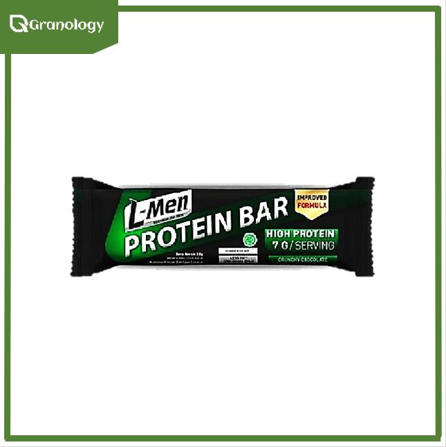 Jual L-Men Protein Bar Crunchy Chocolate 22 gram 1 sachet - Jakarta ...