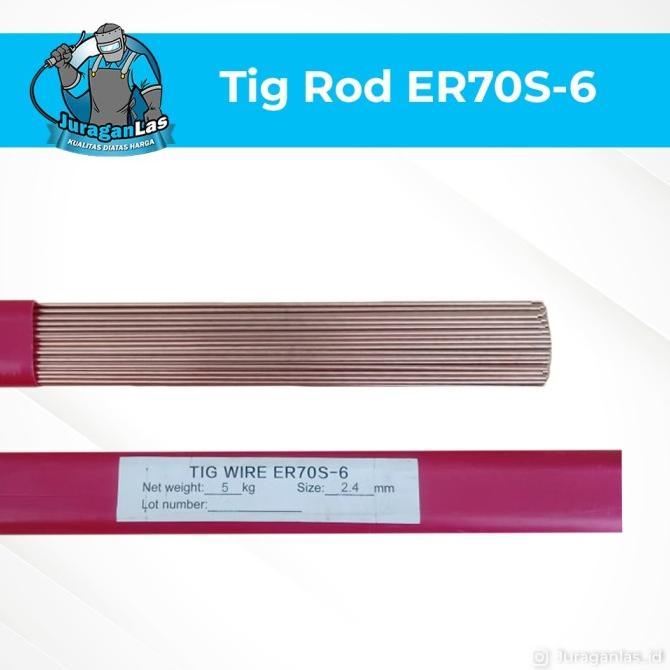 Jual Kawat Las Argon/Tig Rod/ Filler Besi ER70S-6 diameter 2.4mm - Kab ...