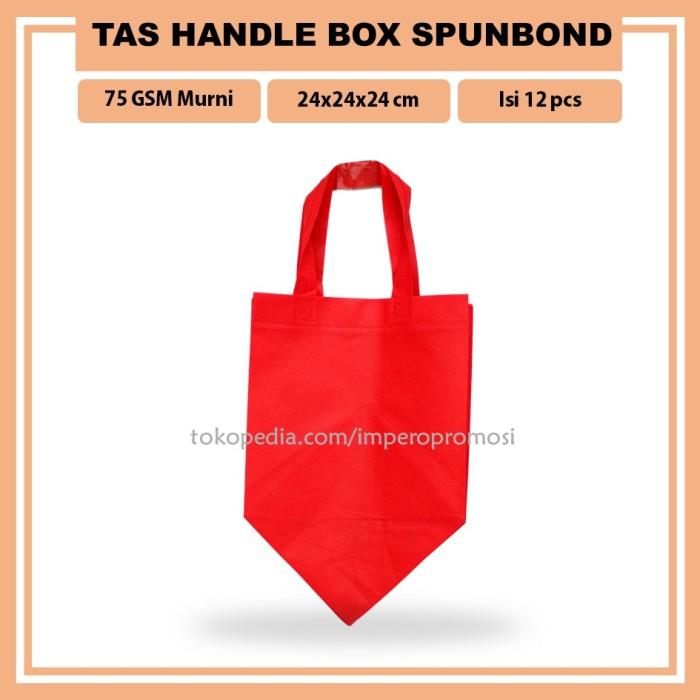 Jual Tas Nasi Kotak 22x22 20x20 Spunbond Handle Banyak Warna - Satuan ...