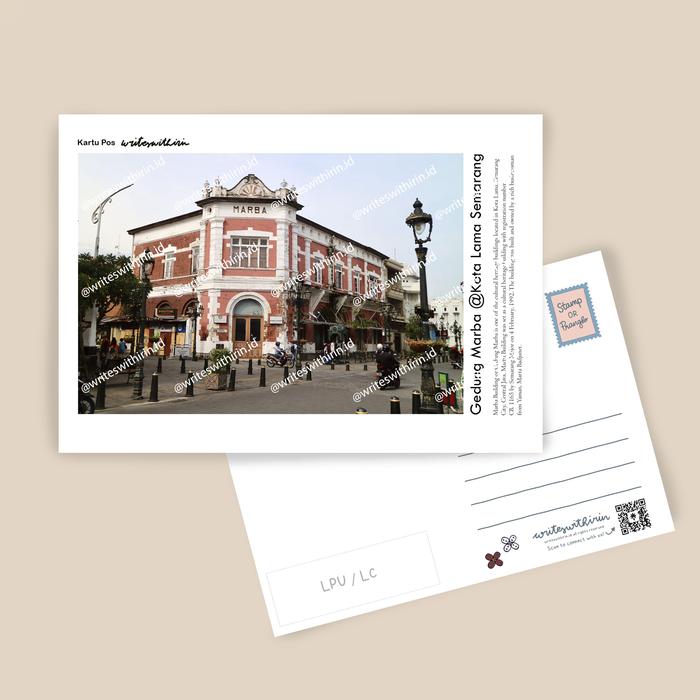 Jual (writeswithirin) Kartu Pos/ Postcard/ Poskad Kota Semarang ...