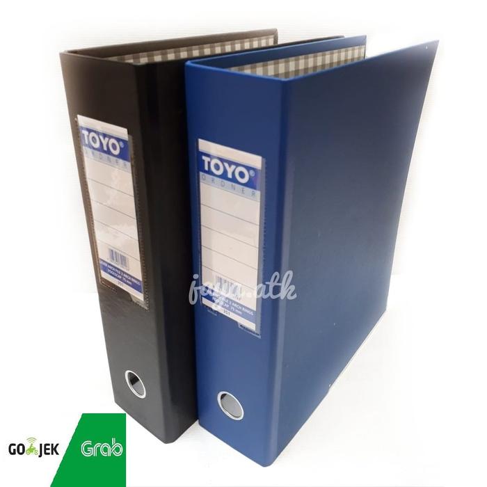 Jual GOJEK ORDNER MAP ODNER FOLIO TOYO 7 CM 2 LUBANG HITAM BIRU MAP DOKUMEN - Kota Bandung ...