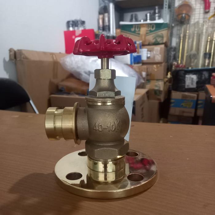 Jual Angle Valve / Hydrant Valve Machino 1.5" DN40-10K Flange JIS10K ...