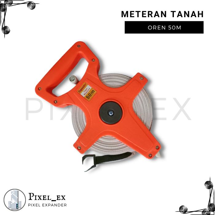 Jual Meteran Tanah / Meteran Tancap / Meteran Gulungan Fiber 50M ...