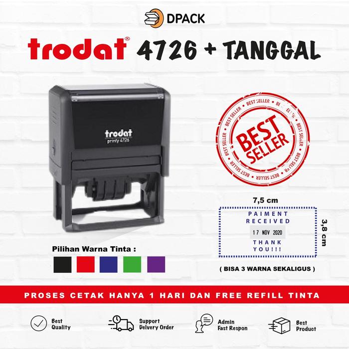 Jual STEMPEL/STAMP CUSTOM TRODAT 3913 - 4726 - Kota Bekasi ...