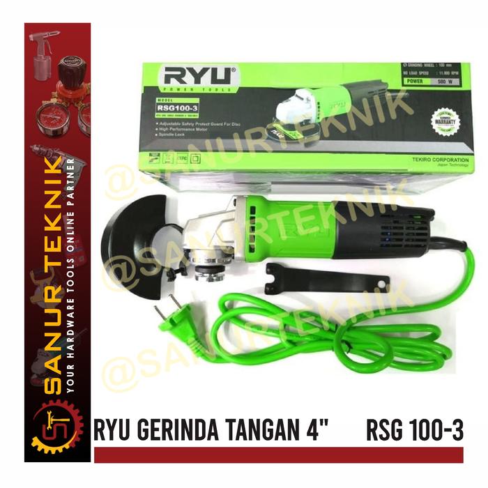 Jual RYU RSG 100-3 Angle Grinder / Gerinda Grinda Gurinda Tangan 4" 4 ...