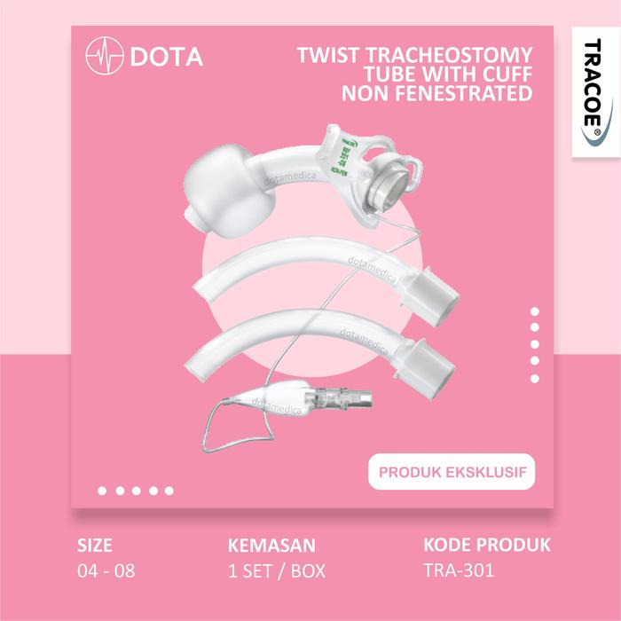 Jual Twist Tracheostomy Tube with Cuff Non Fenestrated - Kab. Sidoarjo ...