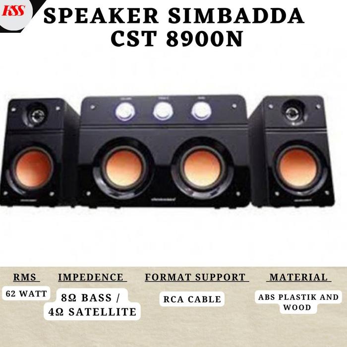 Jual Speaker SIMBADDA CST 8900N - Speaker Aktif - Jakarta Pusat - KSS Komputer | Tokopedia