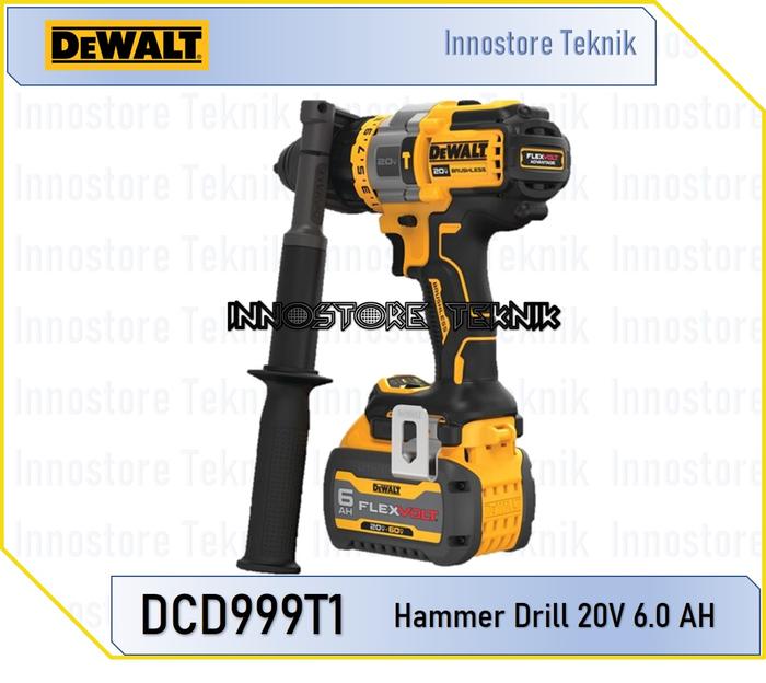 Jual Mesin Bor Tembok Obeng Baterai Dewalt DCD999 DCD999T1 20V/60V 6.0 ...