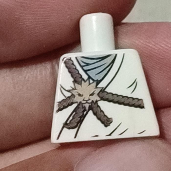 Jual Lego Torso Ninjago Reddish Brown Rope Gold Lion Medallion ...