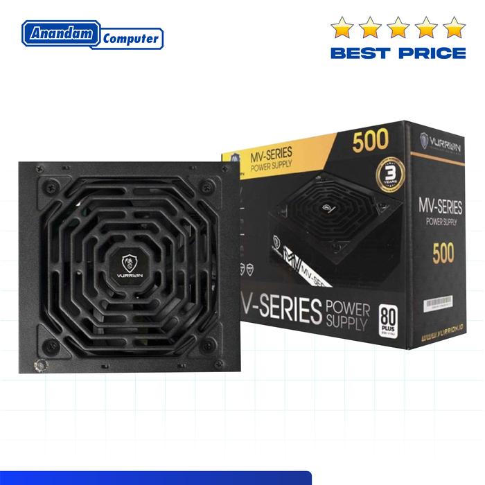 Jual Power Supply VURRION MV500 MV-SERIES 500 WATT 80Plus / PSU 500Watt ...
