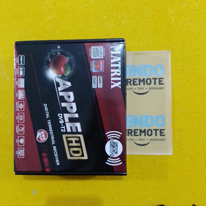 Jual SET TOP BOX TV DVB-T2 MATRIX APPLE MERAH HD ORIGINAL - Jakarta ...