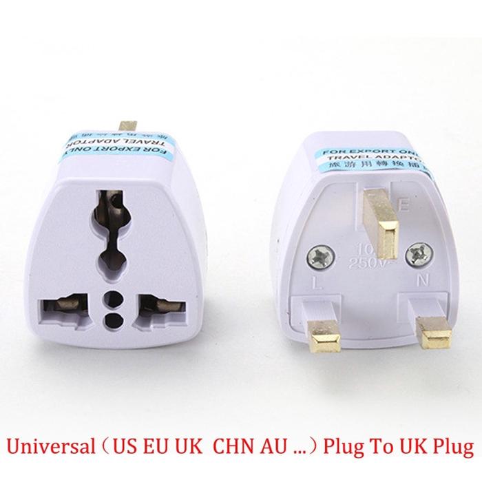 Jual Adapter Converter EU US AU UK to UK Colokan 3 Pin Kaki Power Plug ...