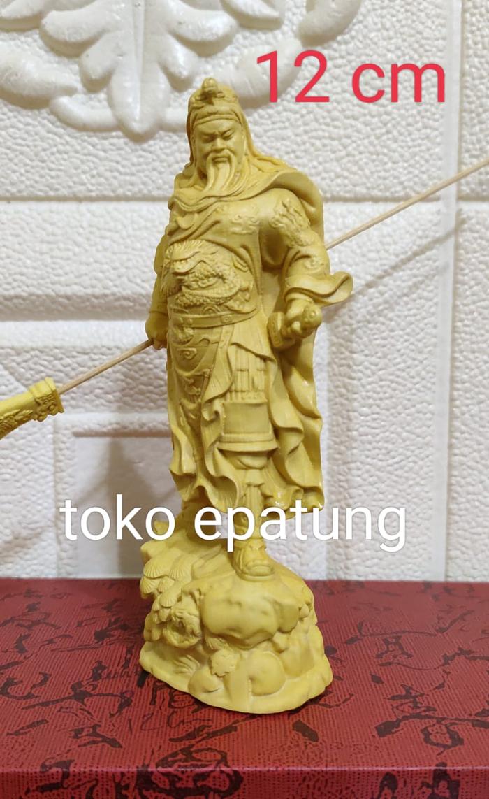 Jual patung dewa kwan kung / kwan kong / te - kayu - 4 inch - Polos (s ...