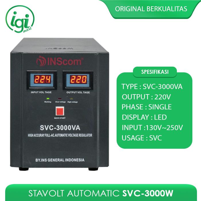 Jual STABILIZER AUTOMATIC VOLTAGE 3000W STAVOLT SVC 3000VA STAVOL ...