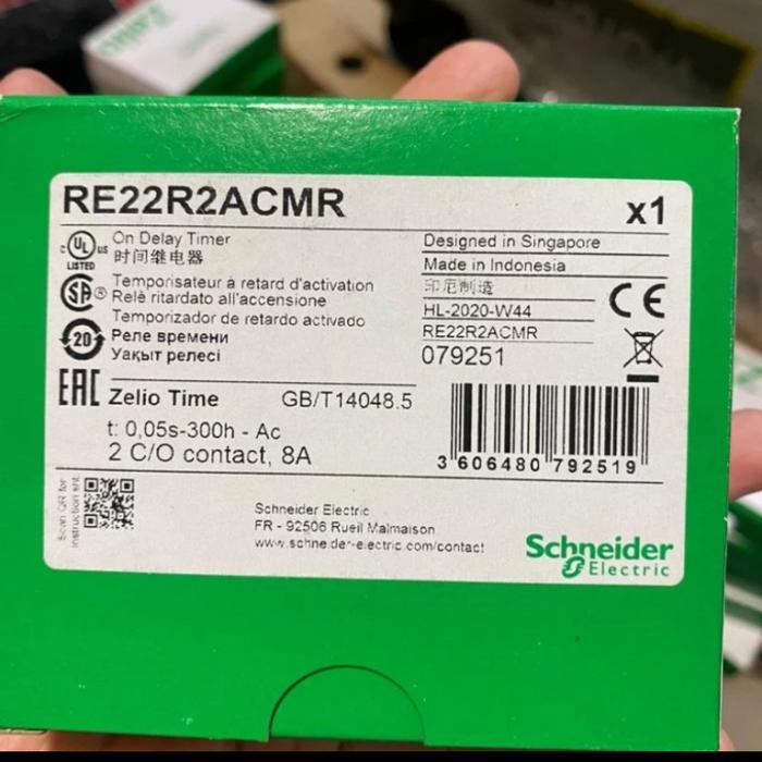 Jual ZELIO ON DELAY TIMER RE22R2ACMR SCHNEIDER - Jakarta Pusat ...