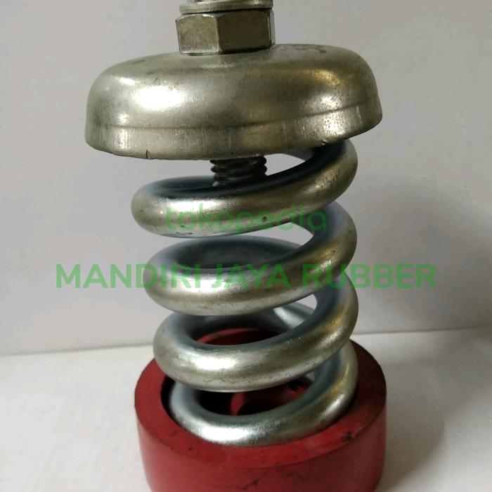 Jual spring mounting dudukan mesin kapasitas 300-350kg/titik ferr 12mm ...
