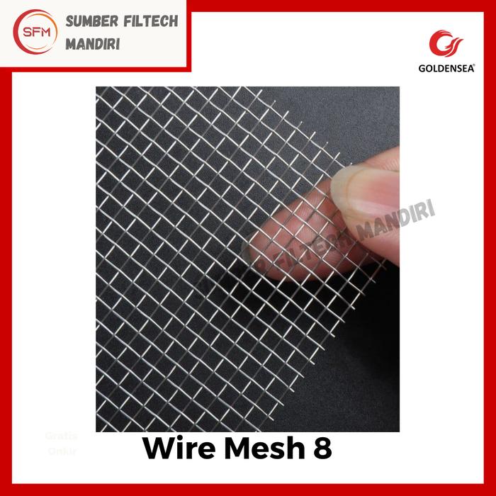 Jual Wire Mesh Saringan SS 304 #5, 6, 8 Stainless Steel - Mesh 8 - Jakarta Utara - Sumber ...