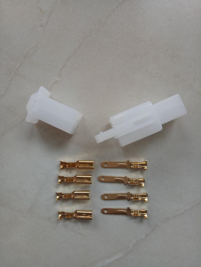 Jual Socket kabel 4 pin skun kecil soket kabel 4 pin skun kecil - Putih ...