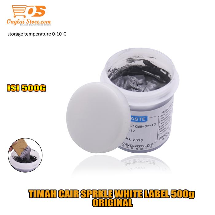 Jual Timah Cair SPRKLE OZ Timah Pasta Green - White Label 500g Original ...