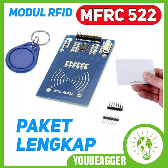 Jual Modul RFID RC522 MFRC522 + RFID CARD untuk project arduino - Kab. Bekasi - Youbeagger ...