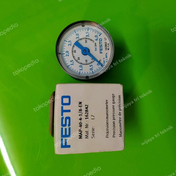 Jual FESTO PRESSURE GAUGE MAP-40-4-1/8-EN Mat.Nr. 162842 - Jakarta ...
