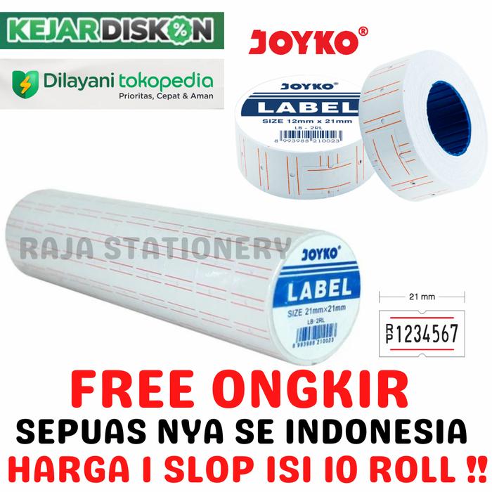 Promo Joyko Price Label / Sticker Label Harga Joyko MX-5500M LB-2RL ...