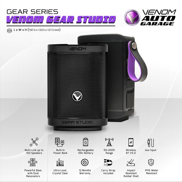 Promo SPEAKER PORTABLE VENOM GEAR STUDIO VGS-1 Cicil 0% 3x - Jakarta ...