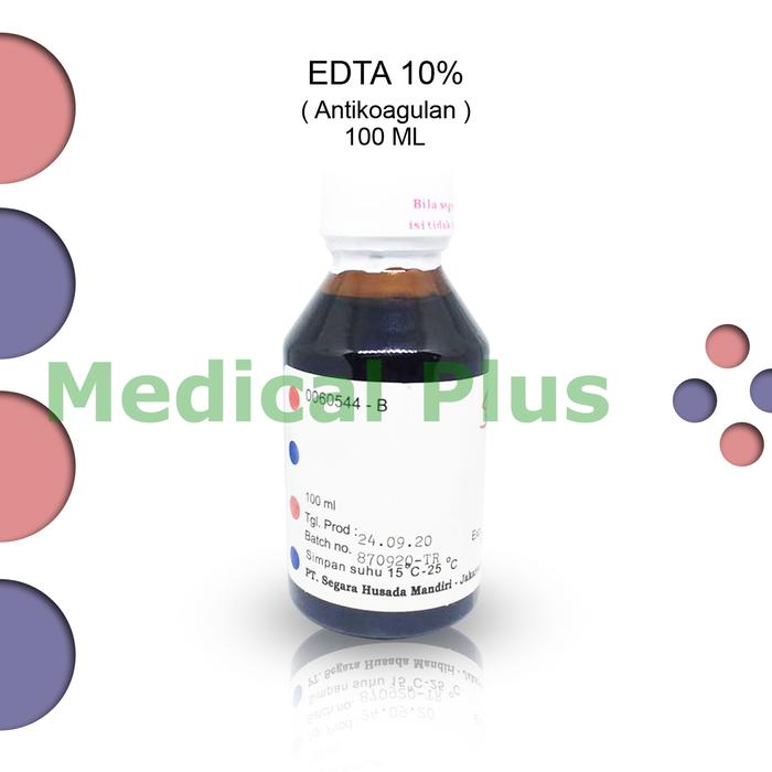 Jual EDTA 10% ( Antikoagulan ) - 100 ML - Jakarta Pusat - Medical Plus ...
