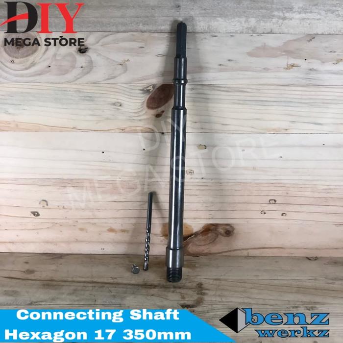 Jual Konektor Sambungan Bor Beton Hexagon 17 Hollow Drill Core L 350mm