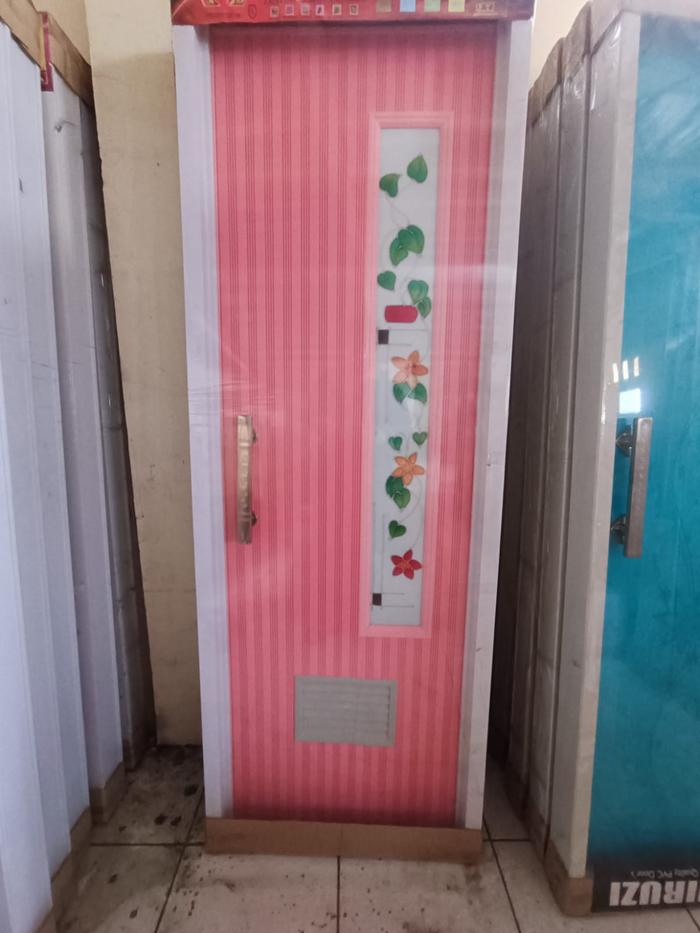 Jual Pintu Kamar Mandi Minimalis PVC Pintu PVC Polos Pintu WC Plastik ...