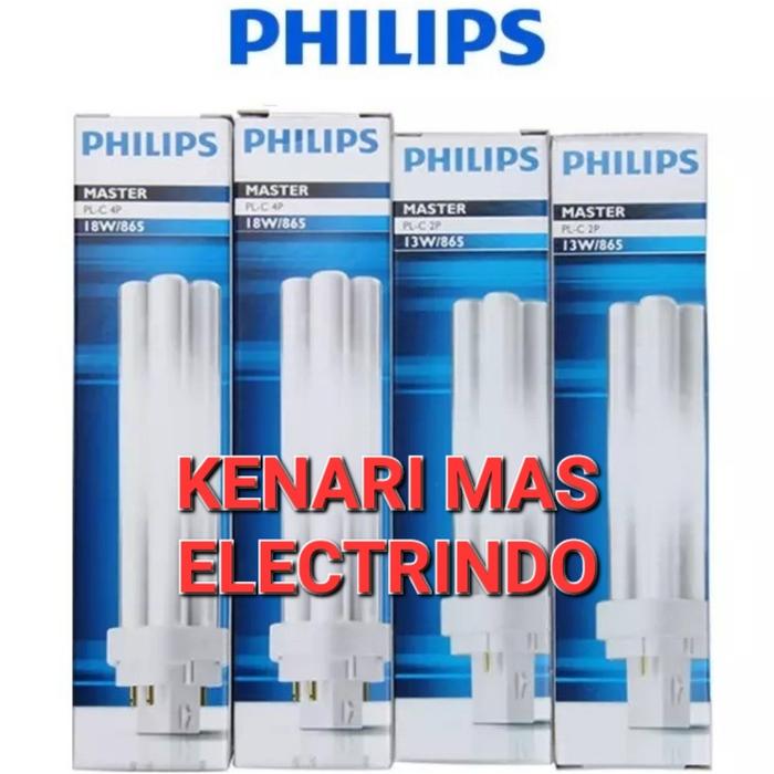 Jual LAMPU PHILIPS PLC PL-C 10W 23W 18W 827/830/840/865 TUSUK 2PIN - 827, 18W - Jakarta Pusat ...