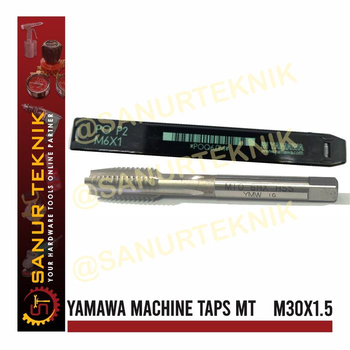 Jual YAMAWA Machine Taps MT / Tap Mesin HSS PO M30x1.5 / M30 x 1.5 - Kota Surabaya - Sanur ...