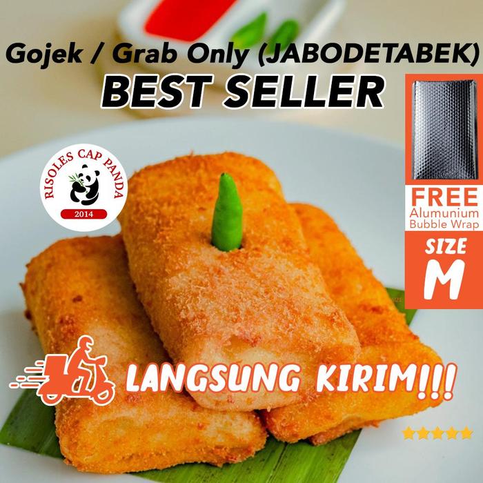 Jual RISOLES FROZEN Risol Rogut Ayam RISOLES CAP PANDA isi 6 PCS ...