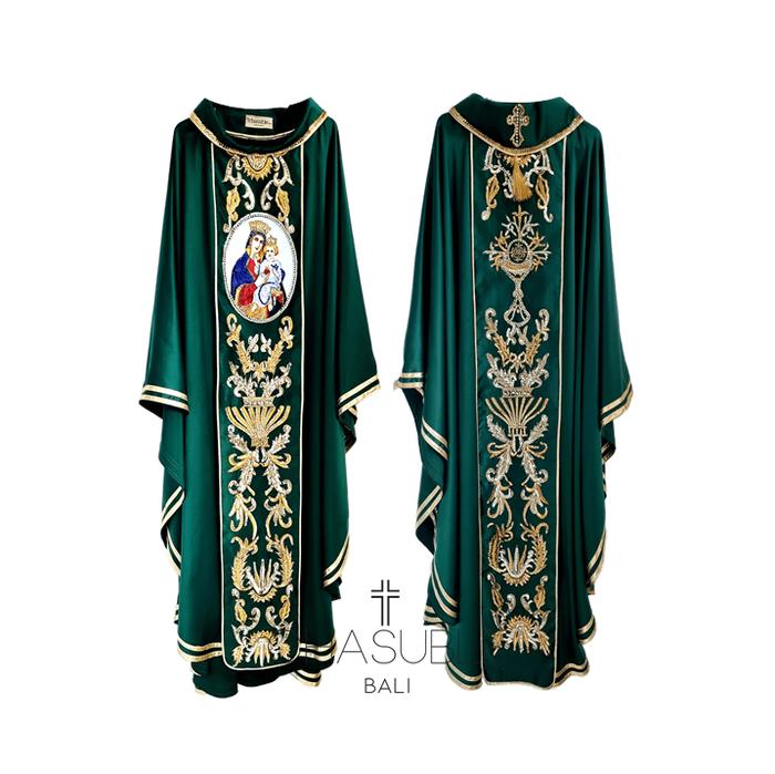 Jual KASULA BY CHASUBLE BALI CG126 GREEN - Kota Denpasar - Chasuble ...