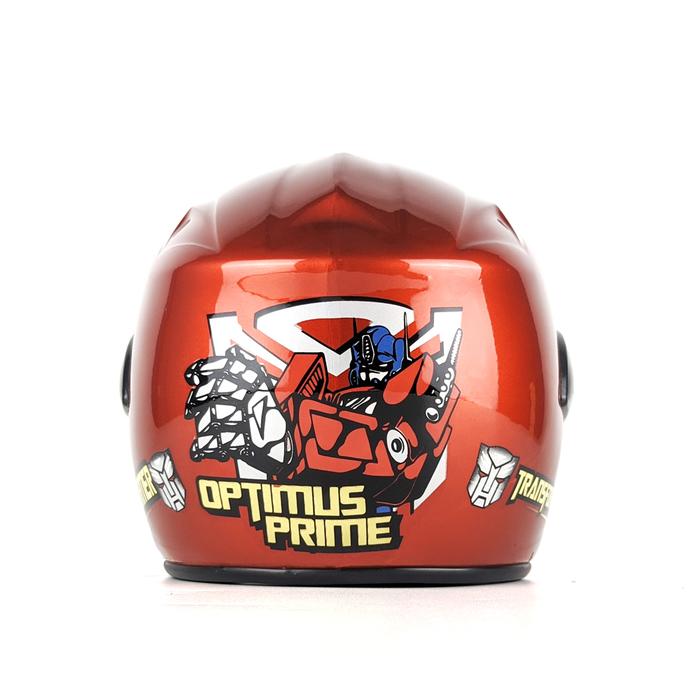 Jual Helm Motor Anak Anak Kecil Helmet Kids Kop Motif Kartun MLA Merah ...