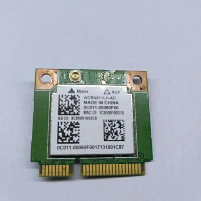 Jual Wifi Card Realtek RTL8723BE 802.11bgn + BT PCIe Half WCBN611LH-AD ...