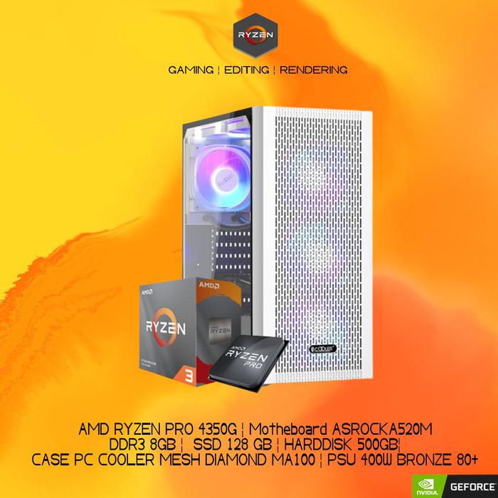 Jual PC GAMING | EDITING | RENDERING| RYZEN PRO 4350G | AMD VEGA|16GB - Kota Bandung - Global ...