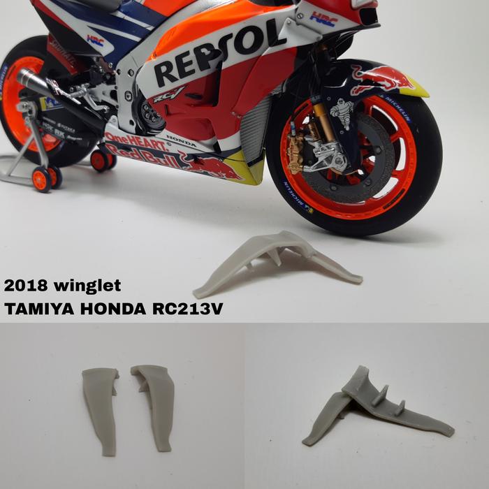Jual 1/12 Detail up parts - 2018 winglet for Tamiya Honda RC213V edisi ...